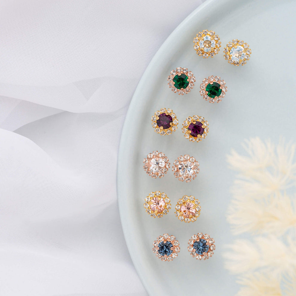 Esme Earrings Amethyst – French Attic Wholesale Store